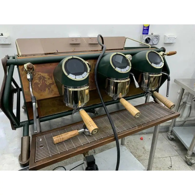 Buy Custom 3 Group Sanremo Cafè Racer In Copper&gold Coffee Machine ...