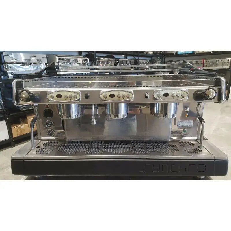 Buy Pre Owned 3 Group Synchro Commercial Coffee Machine Shot Timers ...