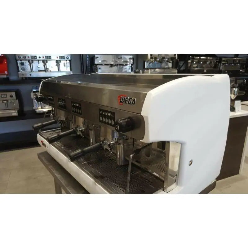 Buy Pre-owned 3 Group White Wega Polaris Commercial Coffee Machine ...